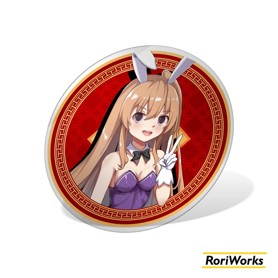 Taiga year of Rabbit Ver. Anime Acrylic Coaster - Etsy