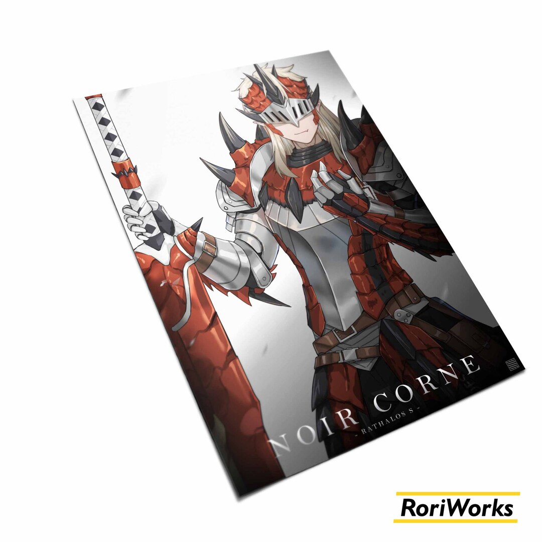 Noir Corne X Rathalos arknights Anime Art Print - Etsy Noir Corne X Rathalos arknights Anime Art Print - Etsy