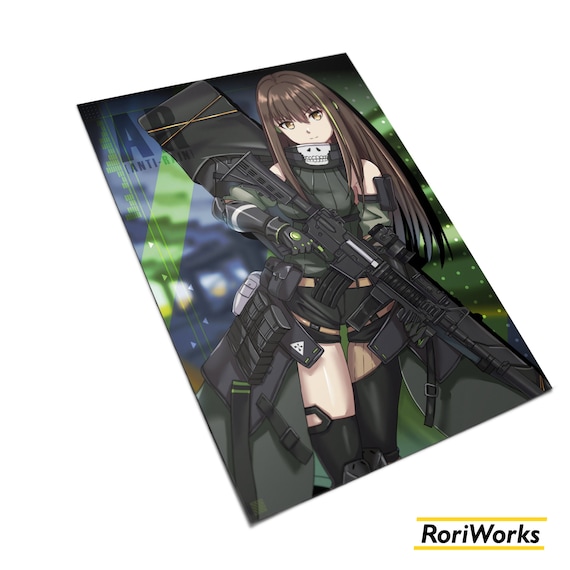 M4A1 MOD3 girls' Frontline Anime Art Print - Etsy Finland