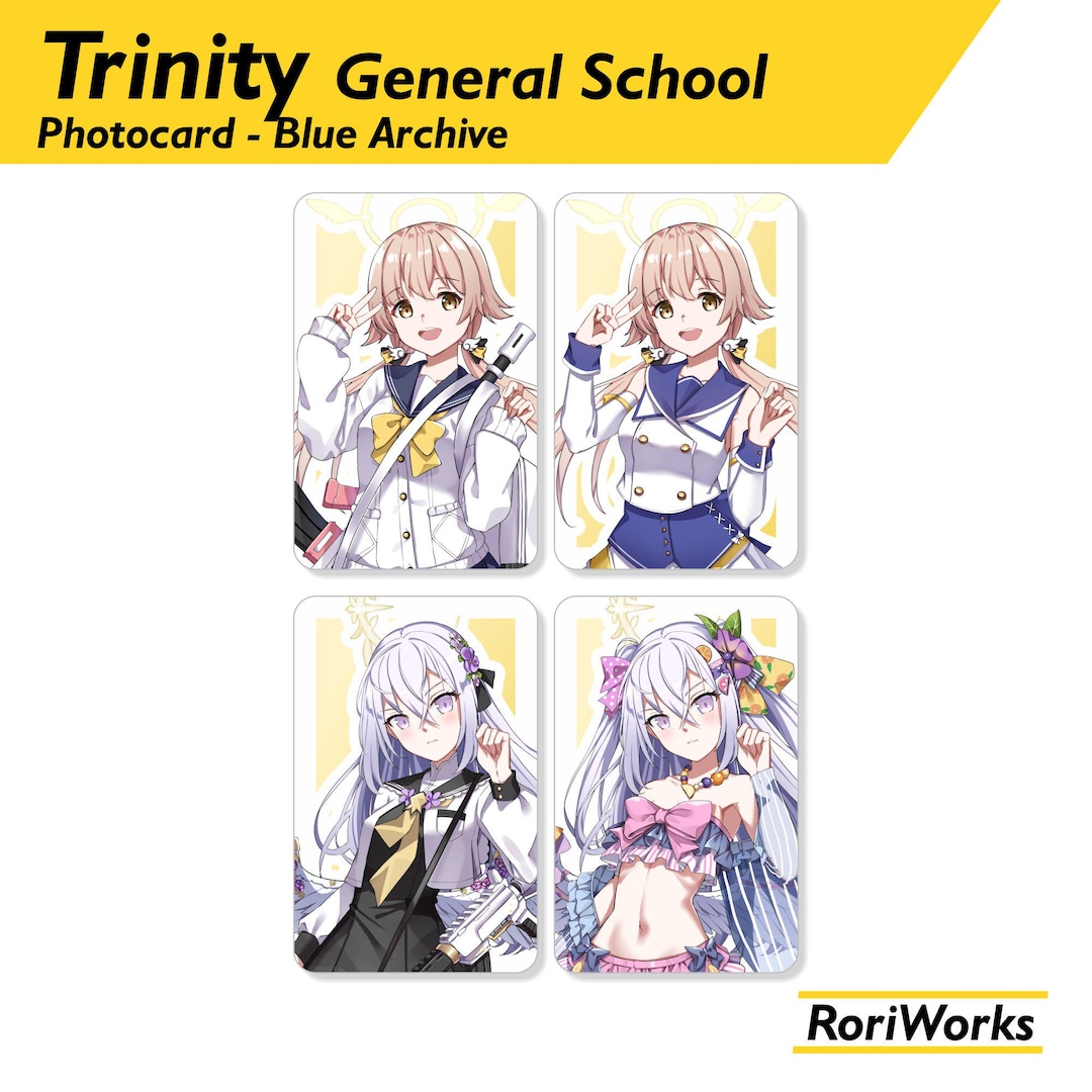 Blue Archive | Trinity General School - Photocard - Etsy
