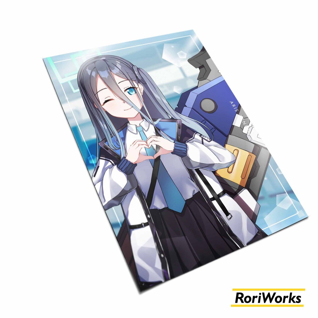 Aris blue Archive Anime Art Print - Etsy