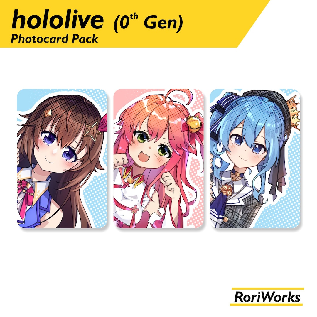 Hololive 0th Gen Pack - Photocard - Etsy