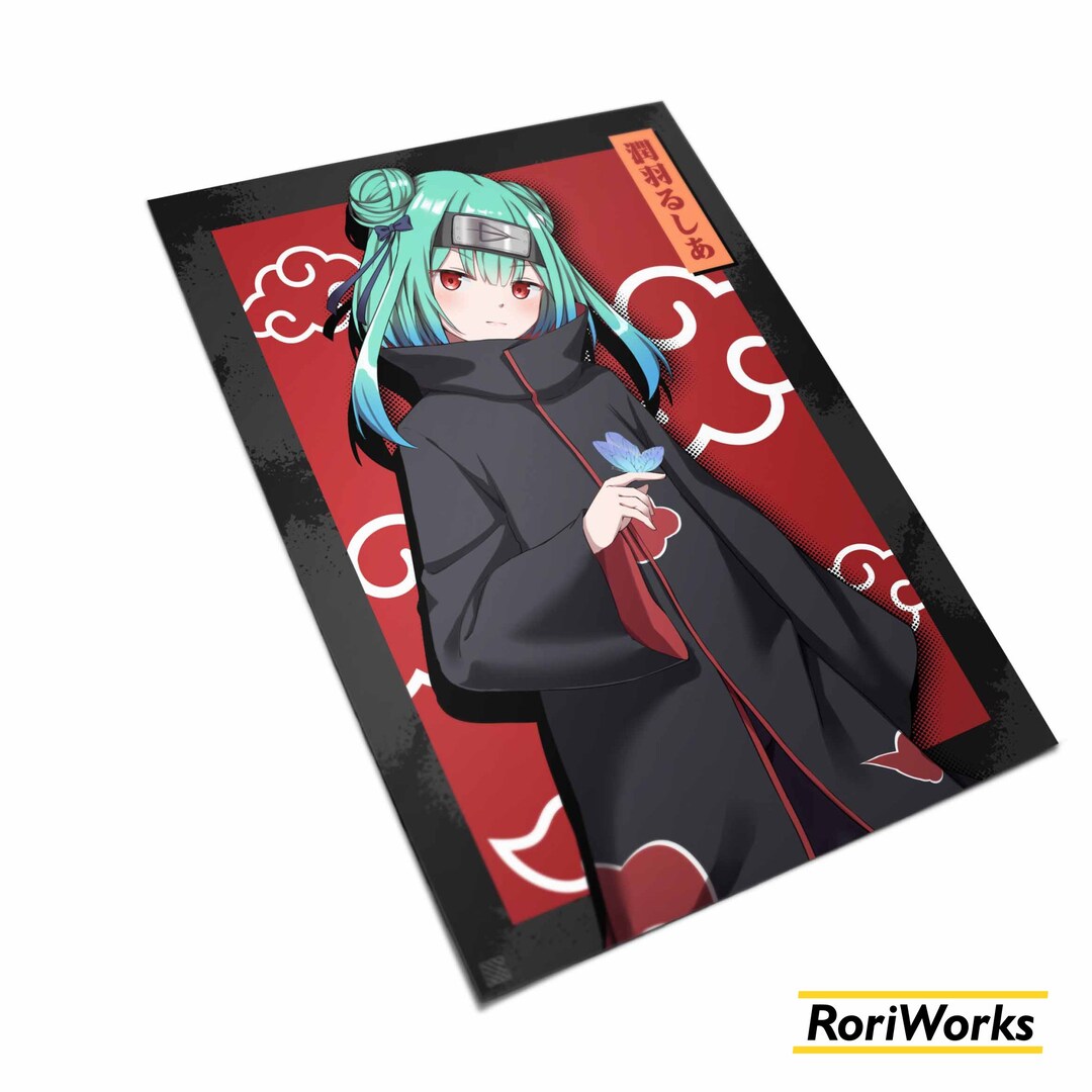Rushia [hololive] Ninja Crossover - Anime Art Print - Etsy