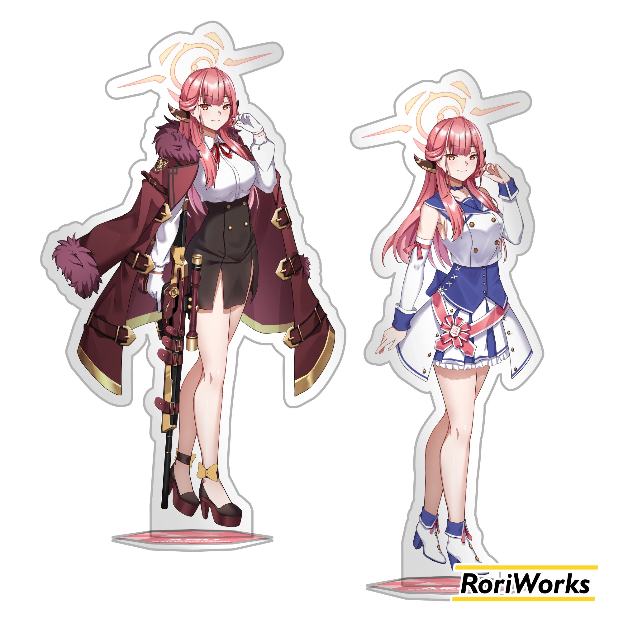 Aru blue Archive Anime Acrylic Standee - Etsy