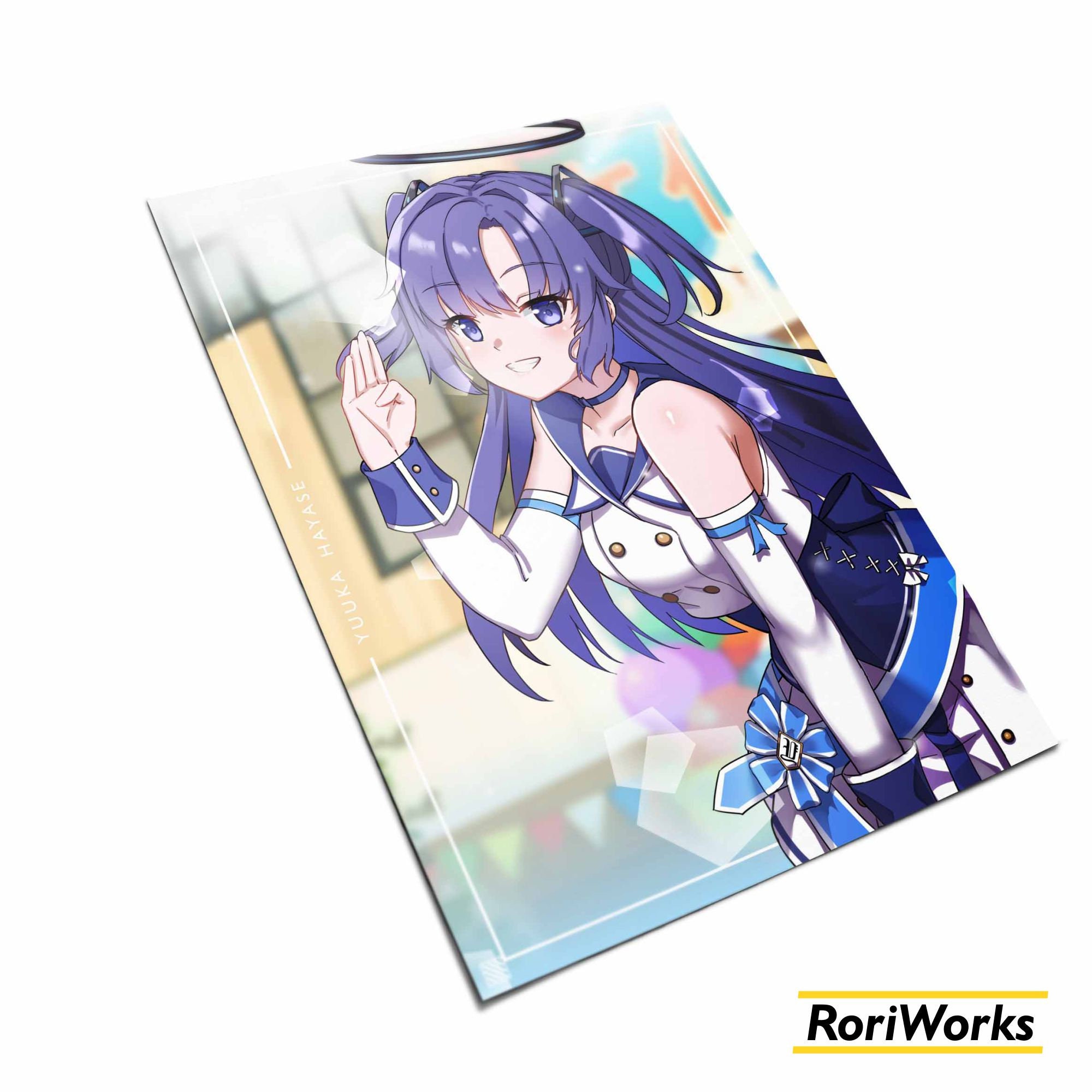 Yuuka Idol blue Archive Anime Art Print - Etsy Hong Kong