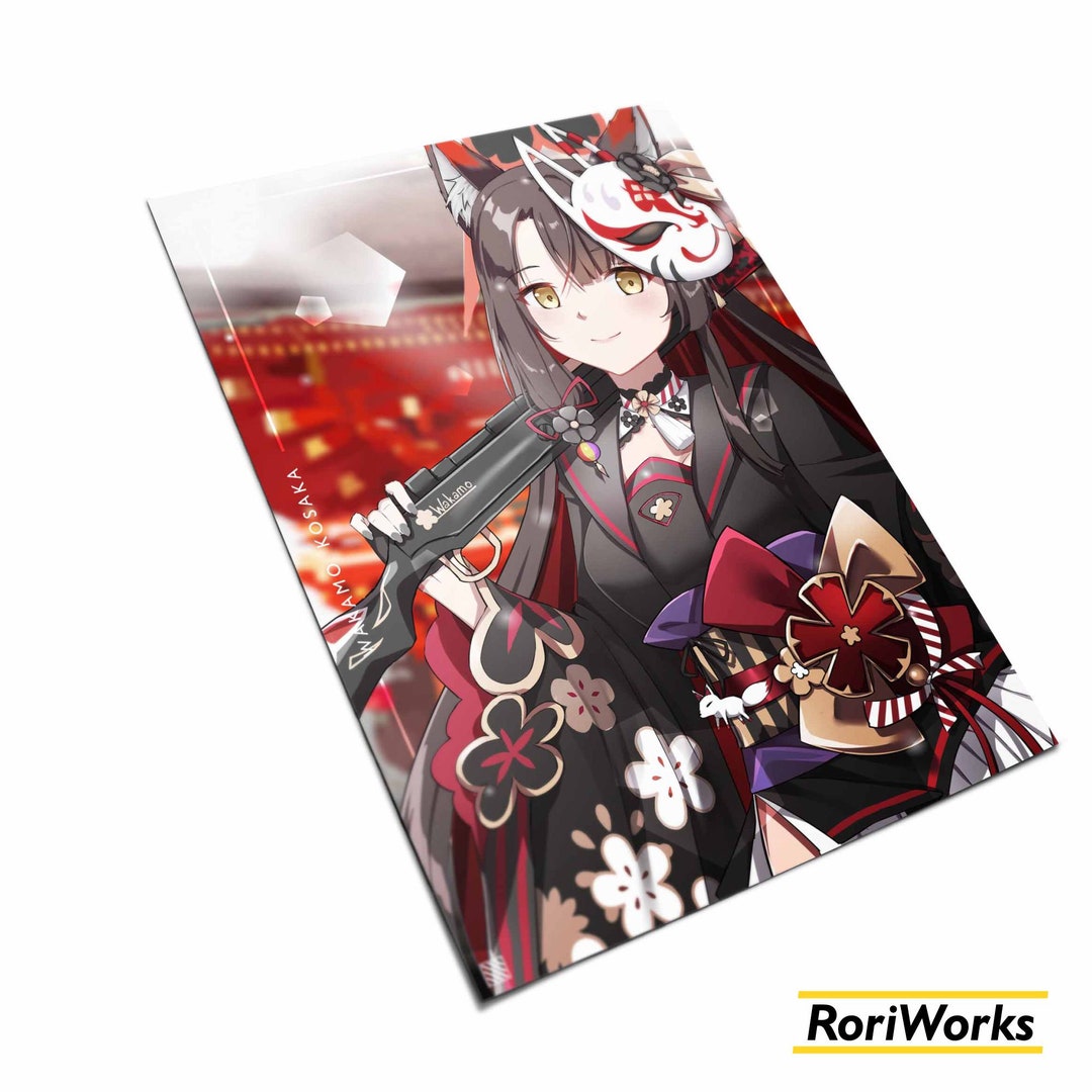 Wakamo blue Archive Anime Art Print - Etsy