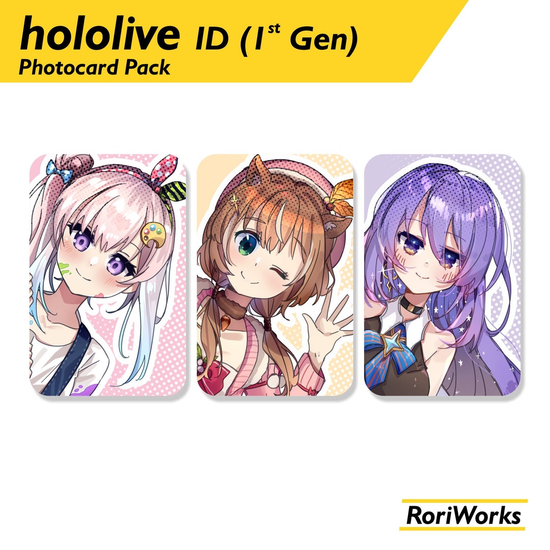 Hololive ID 1st Gen Pack - Photocard - Etsy