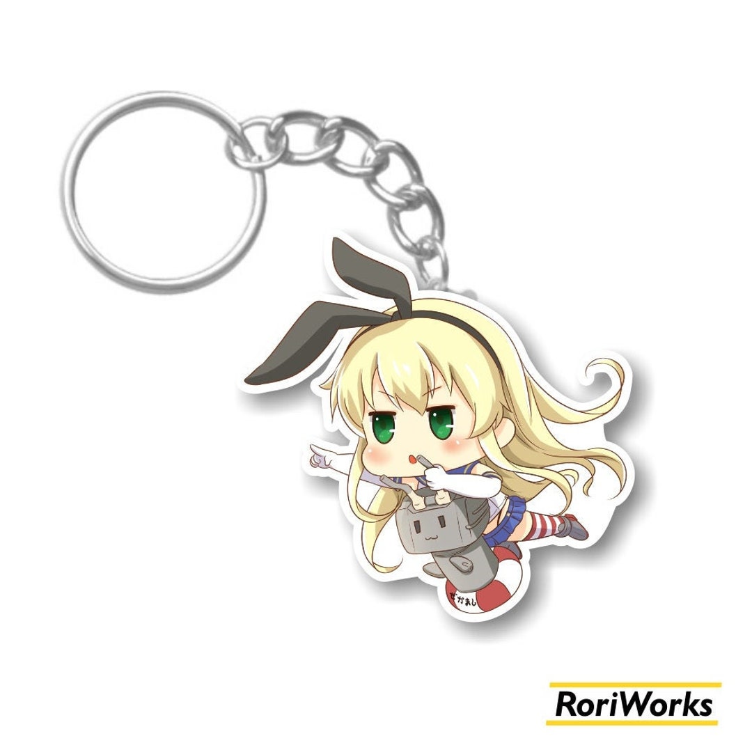 Shimakaze - Anime Keychain - Etsy