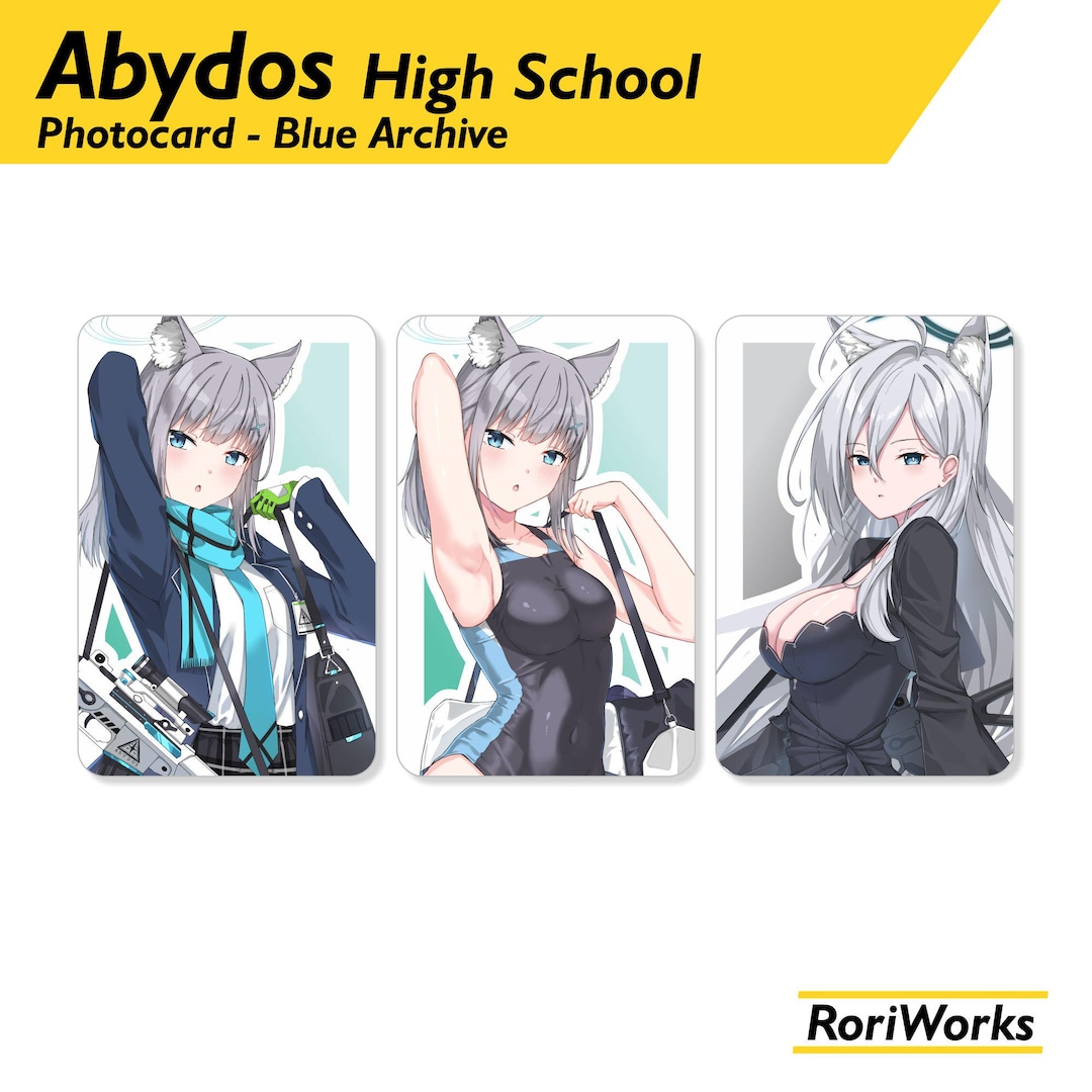 Blue Archive | Abydos High School - Photocard - Etsy