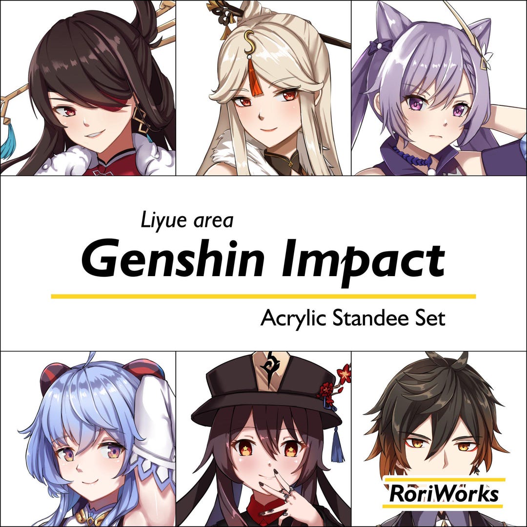 Genshin Impact | Liyue People - Anime Acrylic Standee - Etsy