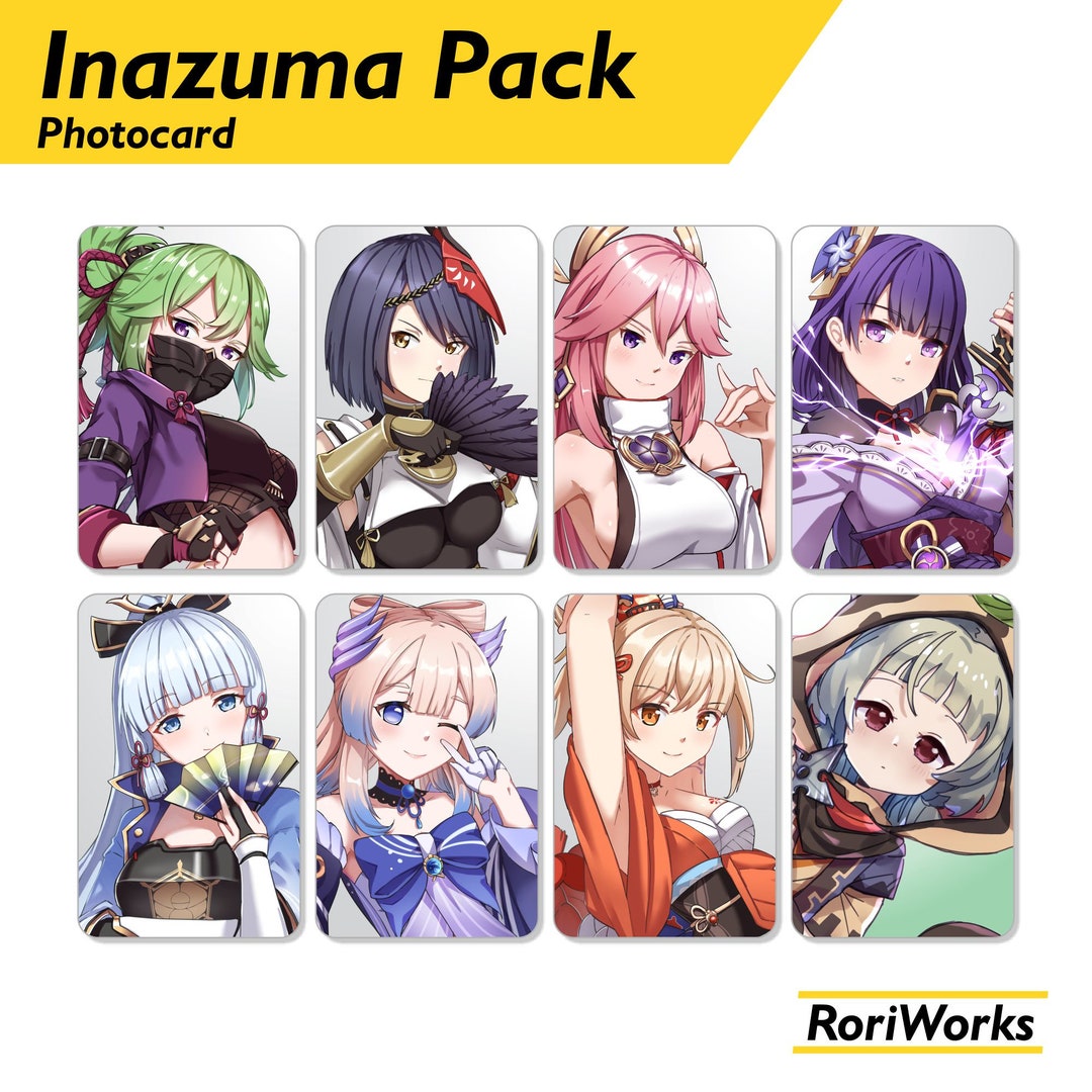 Genshin Impact | Inazuma Pack - Photocard - Etsy