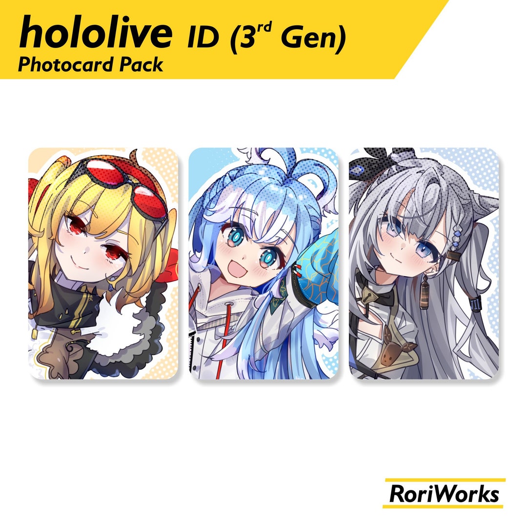 Hololive ID 3rd Gen Pack - Photocard - Etsy