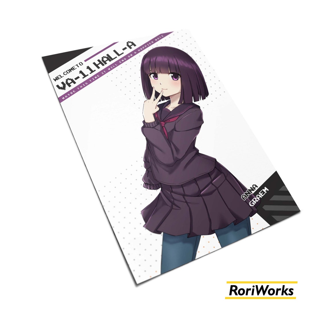 Anna Graem VA-11 Hall-a Anime Art Print - Etsy