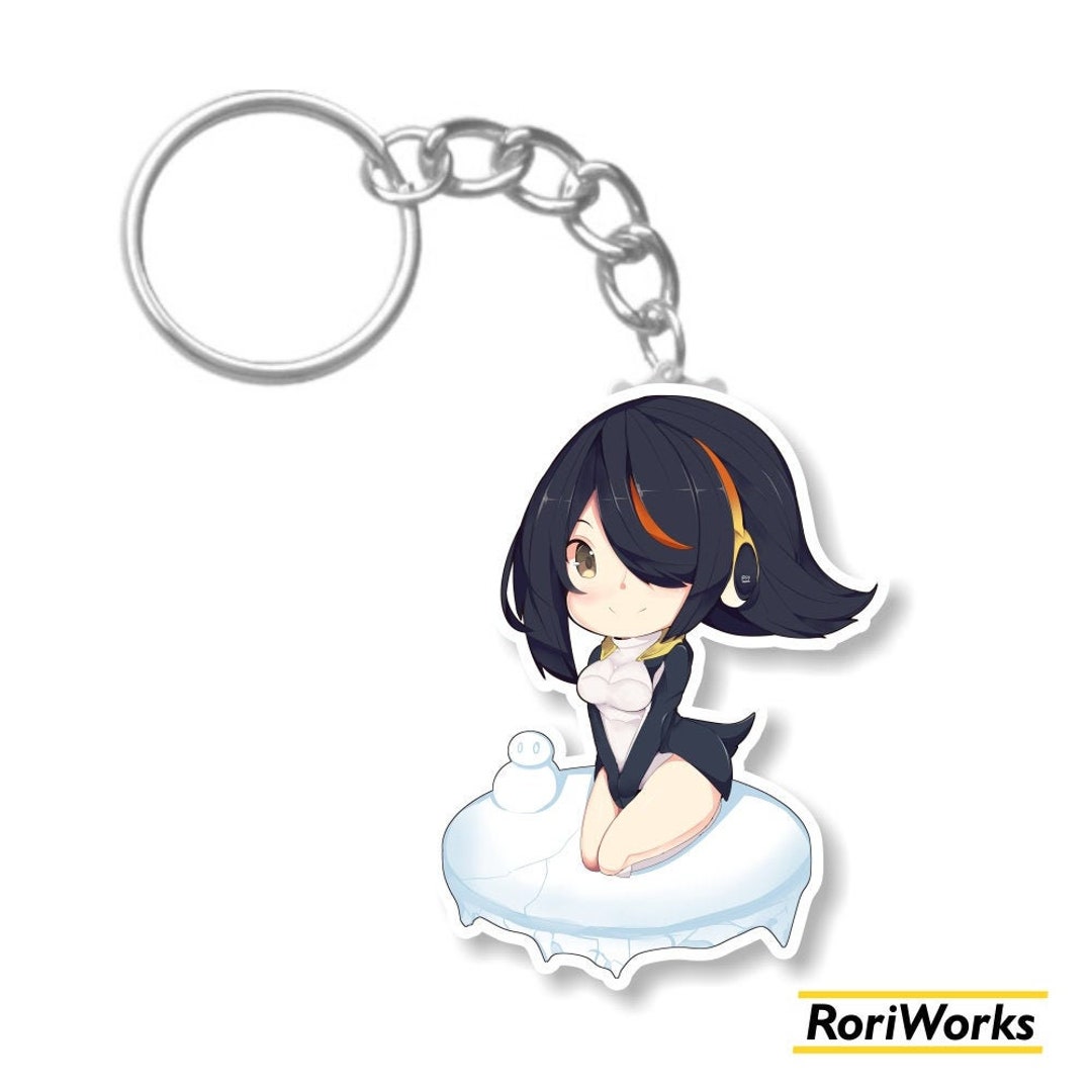 Emperor Penguin Anime Keychain - Etsy