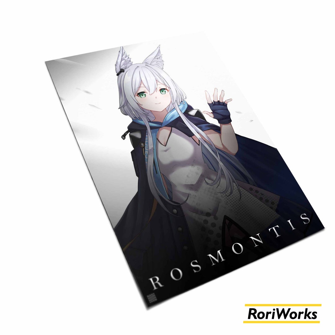 Rosmontis arknights Anime Art Print - Etsy