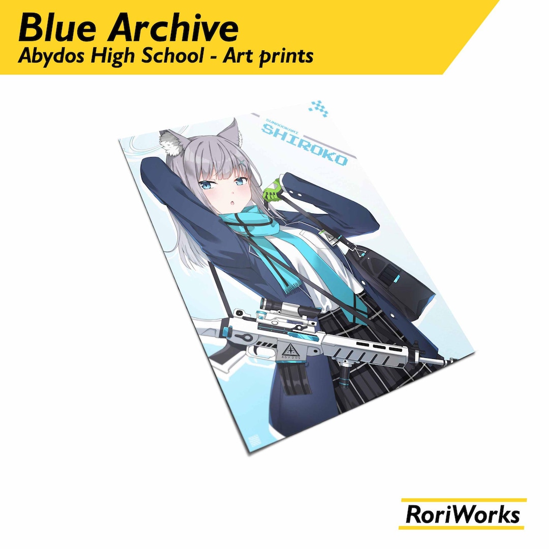 Blue Archive | Abydos High School - Anime Art Print - Etsy