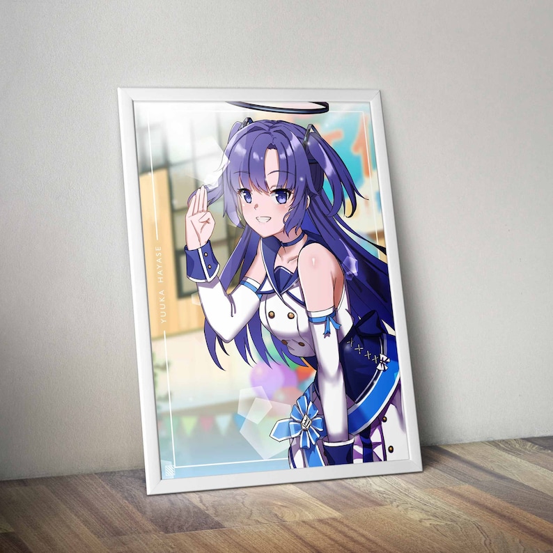 Yuuka Idol blue Archive Anime Art Print - Etsy Australia