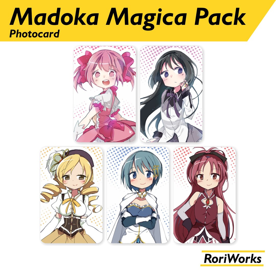 Madoka Magica Pack - Photocard - Etsy