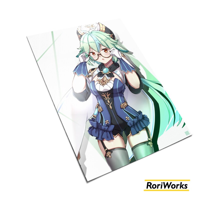 Sucrose genshin Impact Anime Art Print - Etsy