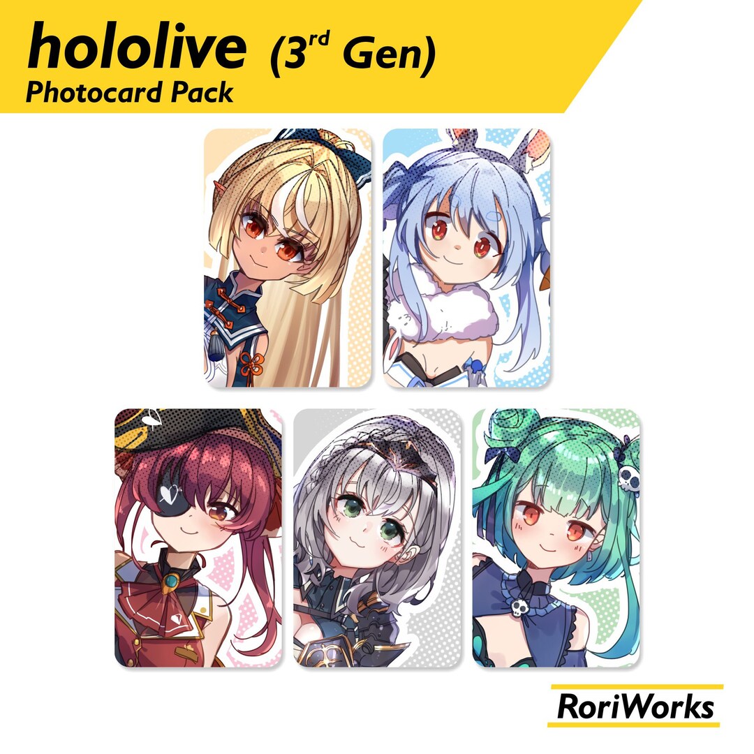 Hololive 3rd Gen Pack Photocard - Etsy