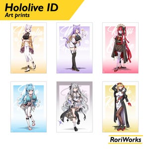 Hololive ID - Anime Art Print - Etsy