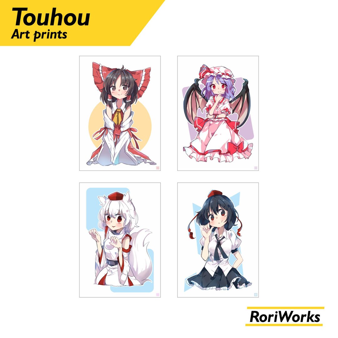 Touhou Project - Anime Art Print - Etsy