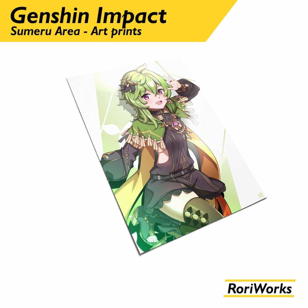 Genshin Impact Sumeru Girls Anime Art Print - Etsy
