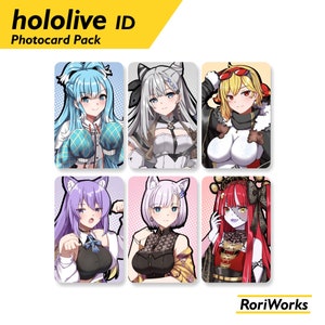Hololive ID Pack - Photocard - Etsy