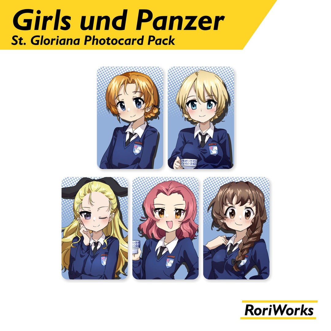 Girls Und Panzer | St. Gloriana Pack - Photocard - Etsy
