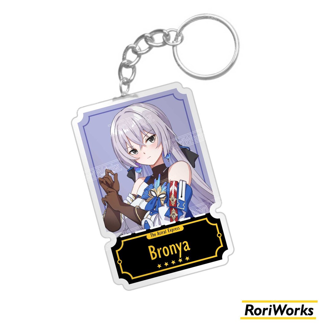 Bronya honkai Star Rail Anime Keychain - Etsy
