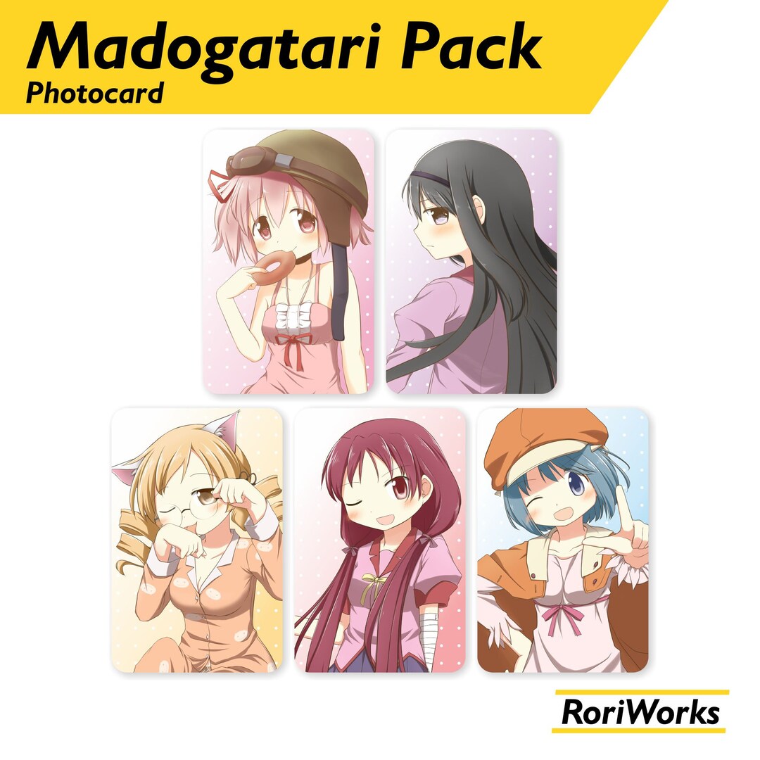 Madoka Magica | Madogatari Pack - Photocard - Etsy