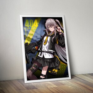 UMP45 MOD3 girls' Frontline Anime Art Print - Etsy