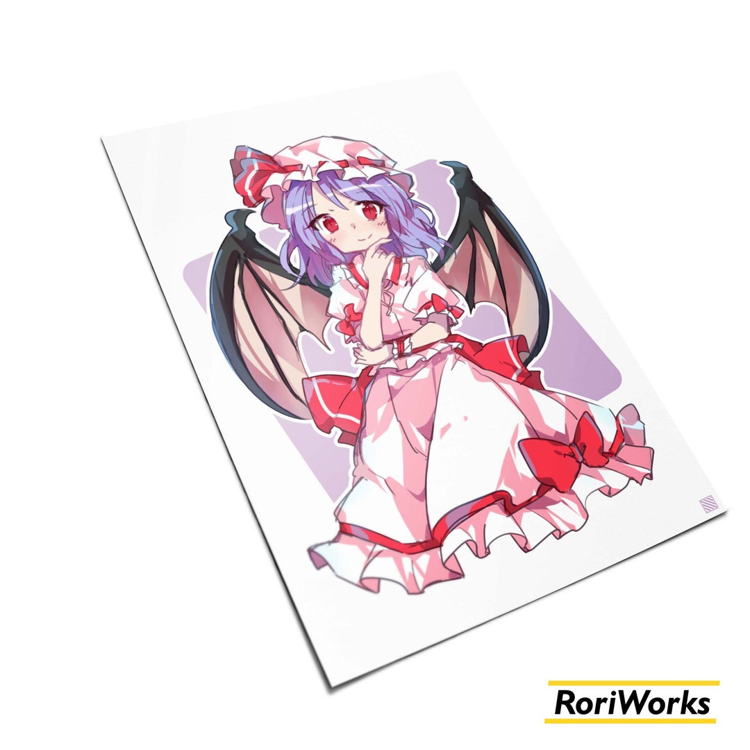 Remilia touhou Anime Art Print - Etsy