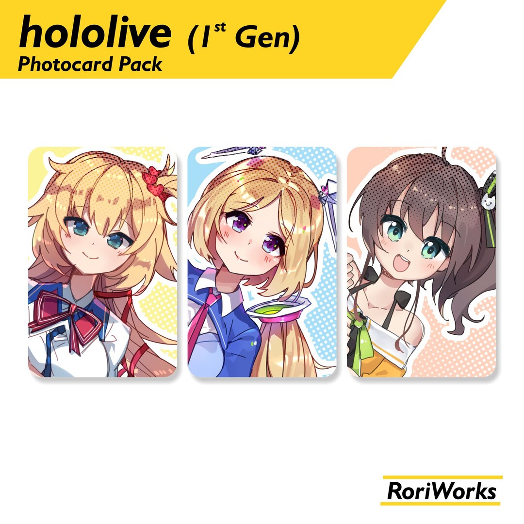 Hololive 1st Gen Pack - Photocard - Etsy