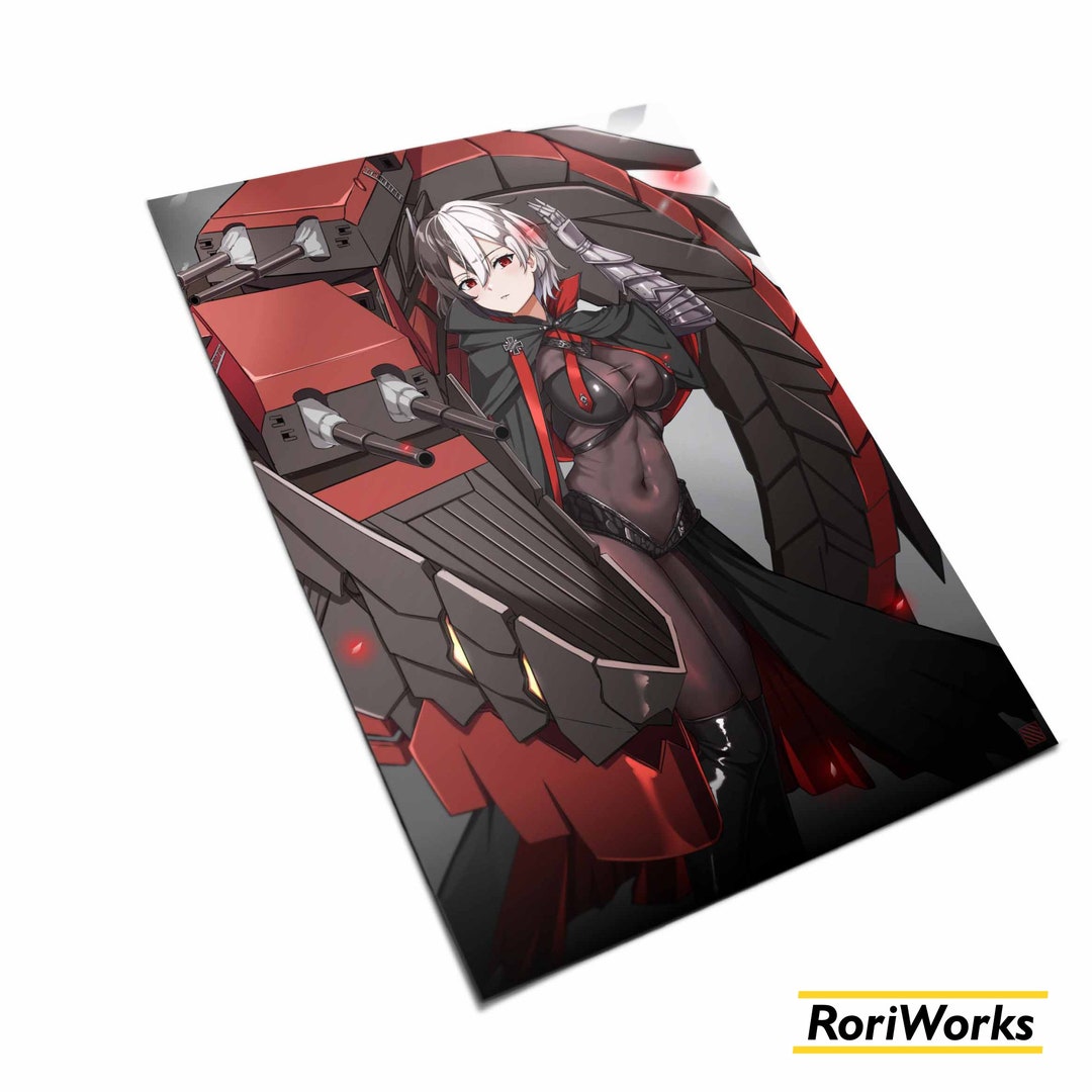 Brünhilde azur Lane Brunhilde Anime Art Print - Etsy