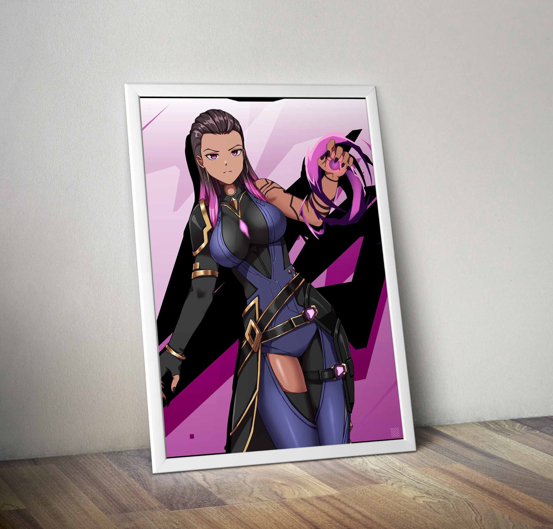 Reyna valo Anime Art Print - Etsy UK