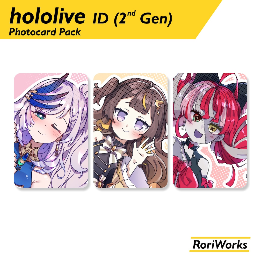 Hololive ID 2nd Gen Pack - Photocard - Etsy