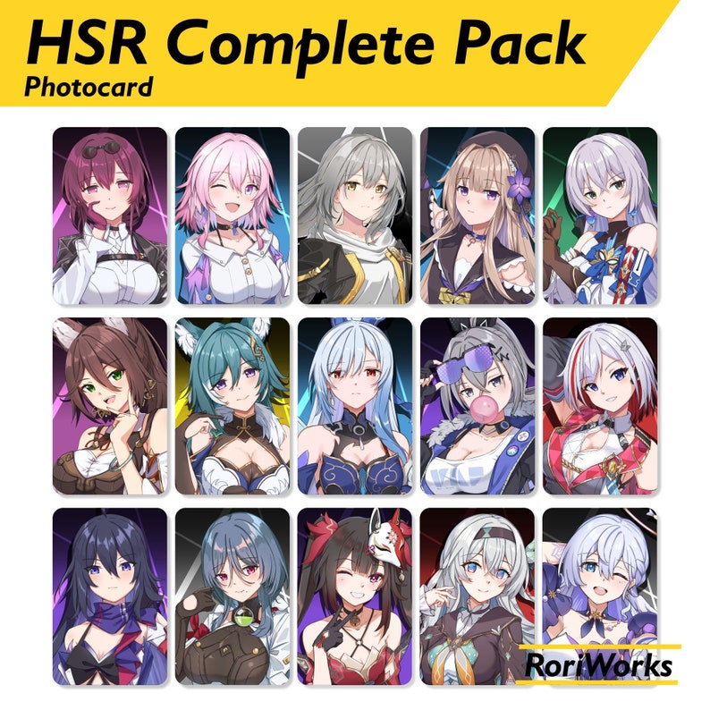 Honkai Star Rail | Complete Pack - Photocard - Etsy Canada