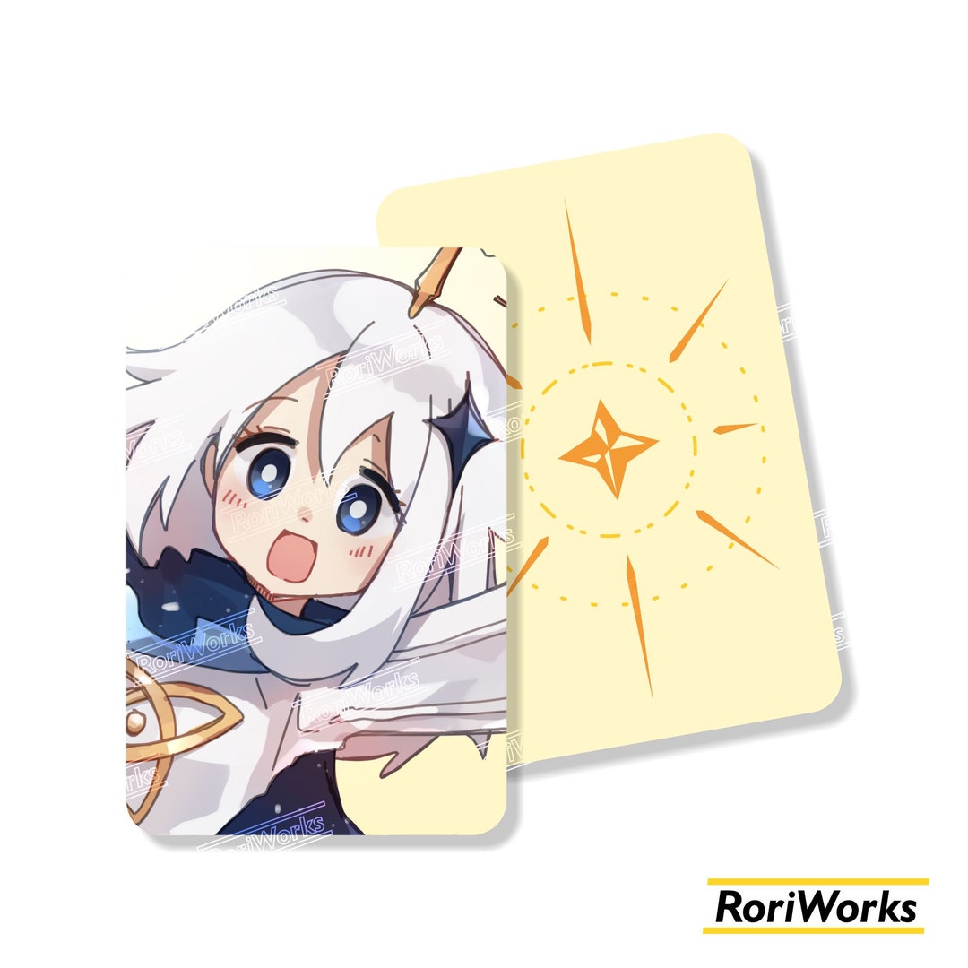 Paimon genshin Impact Photocard - Etsy