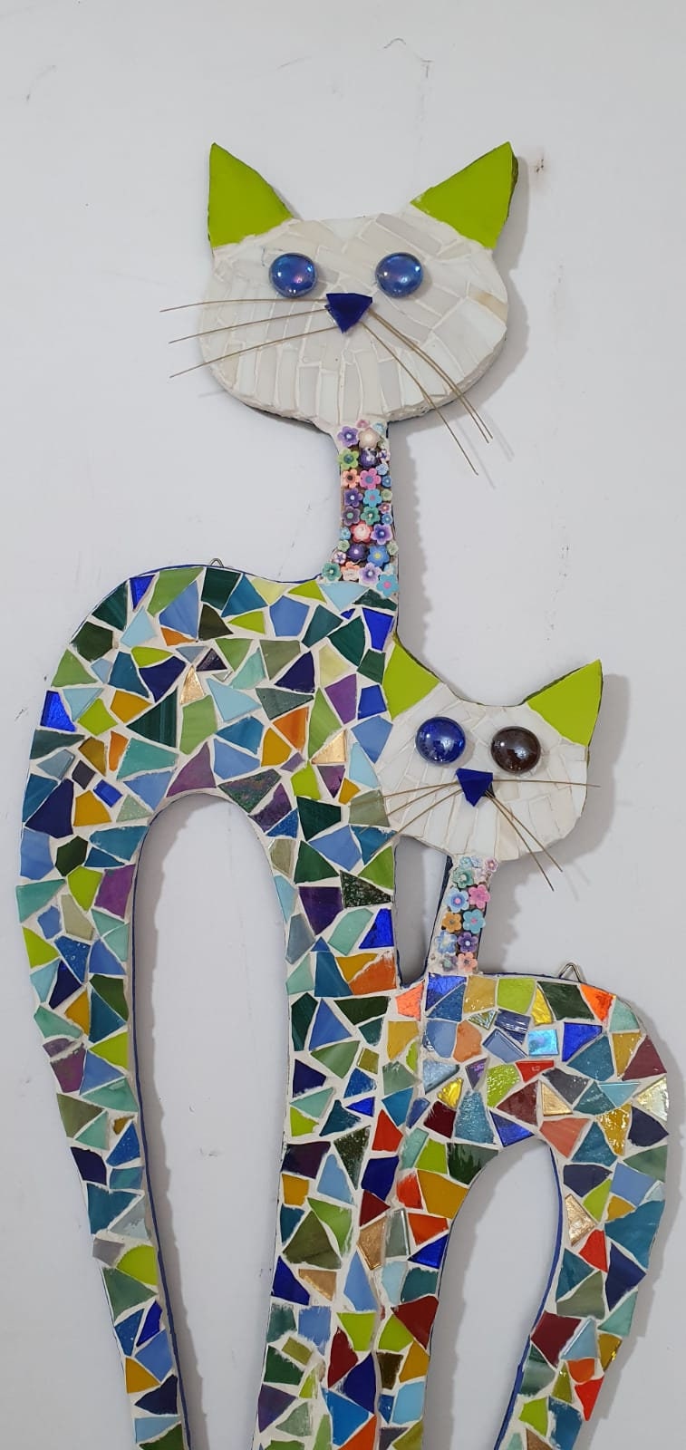 Mosaic Handmade Cats, Mosaic Art, Wall Art, Home Gift, Original, Home ...