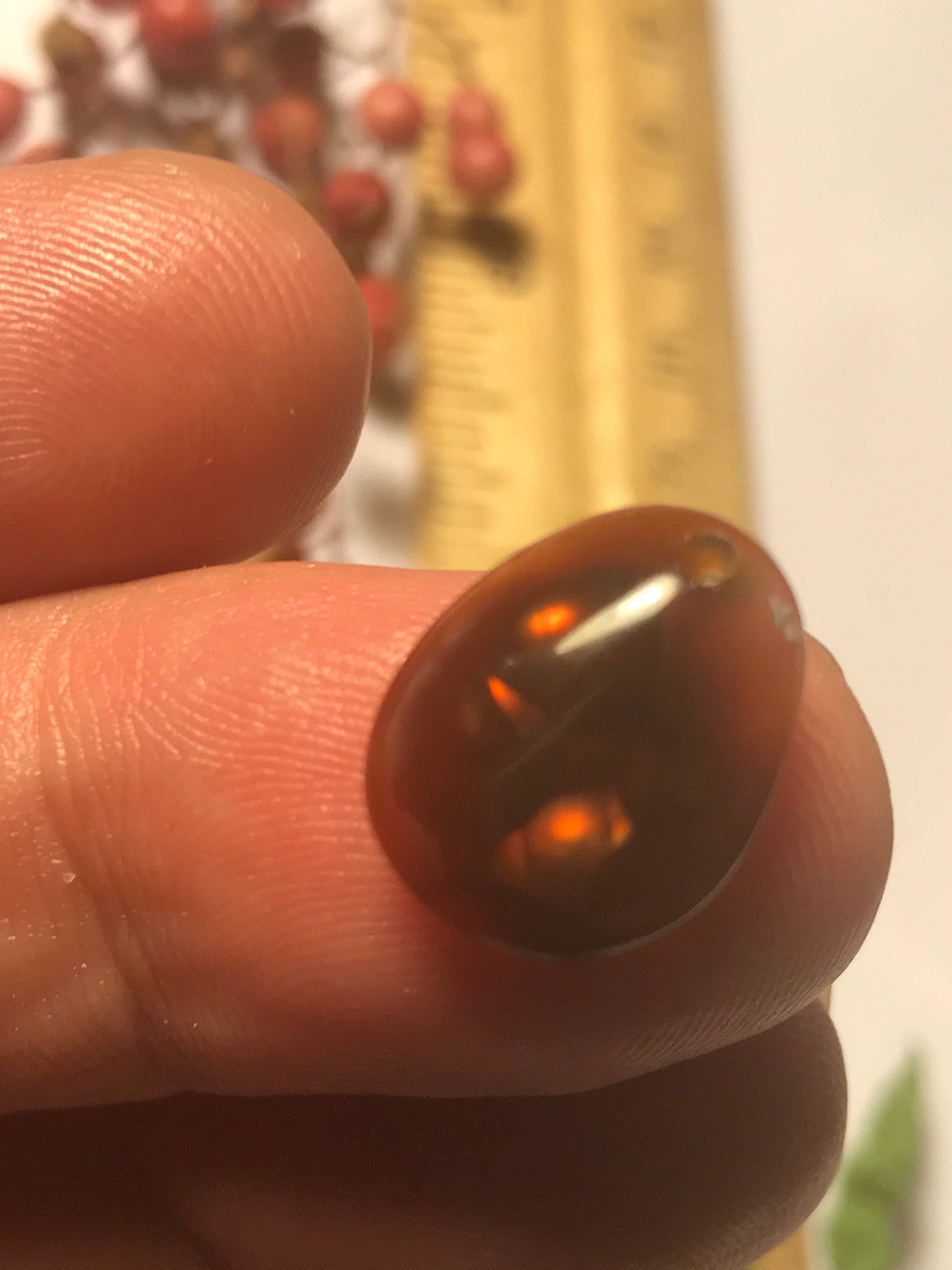 Lovely Tiny AAA Mexican fire agate pendant 147 - Etsy.de