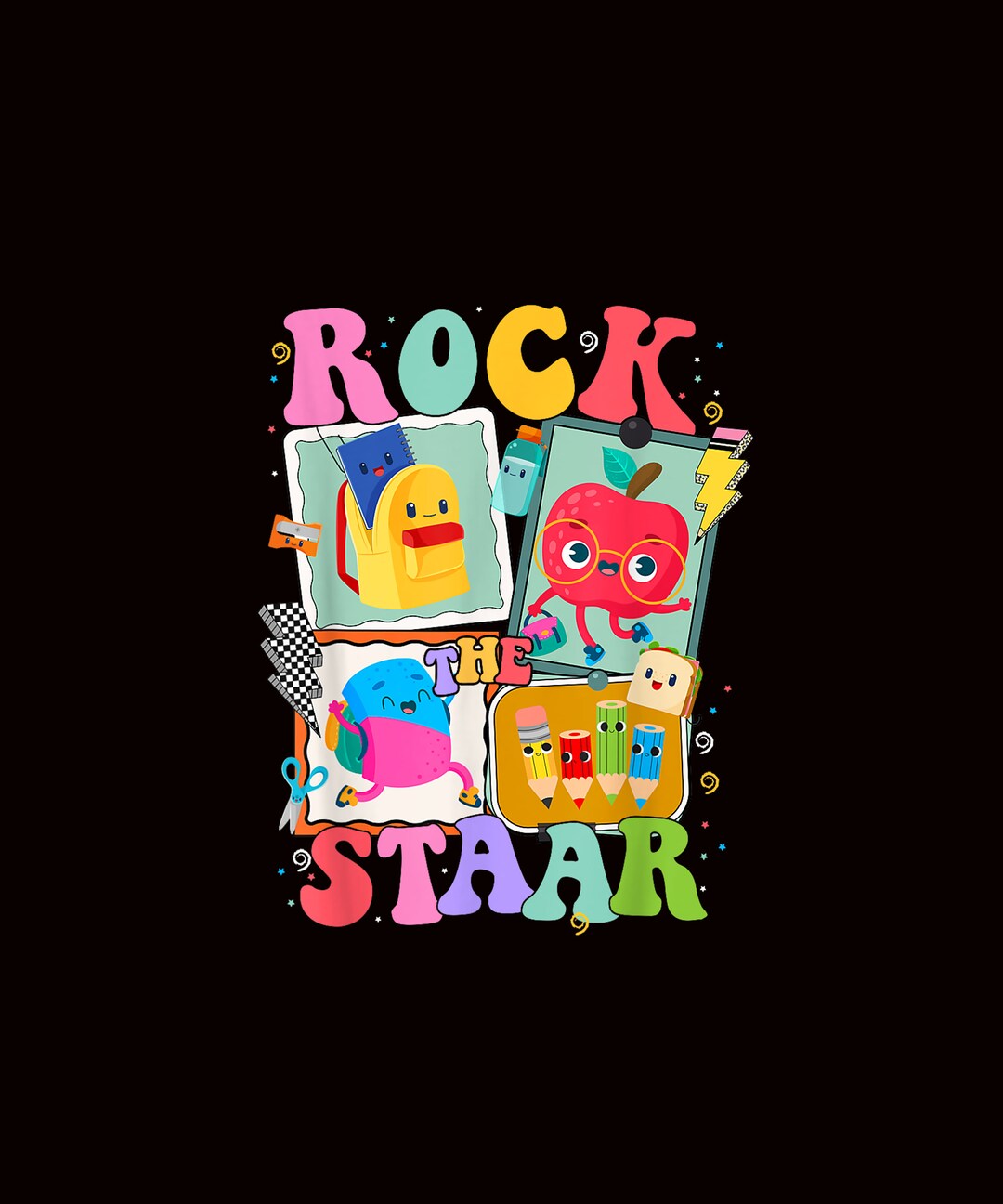 Rock the Staar Png, Groovy Testing Png, Rock the Test Png, Test Day Png ...