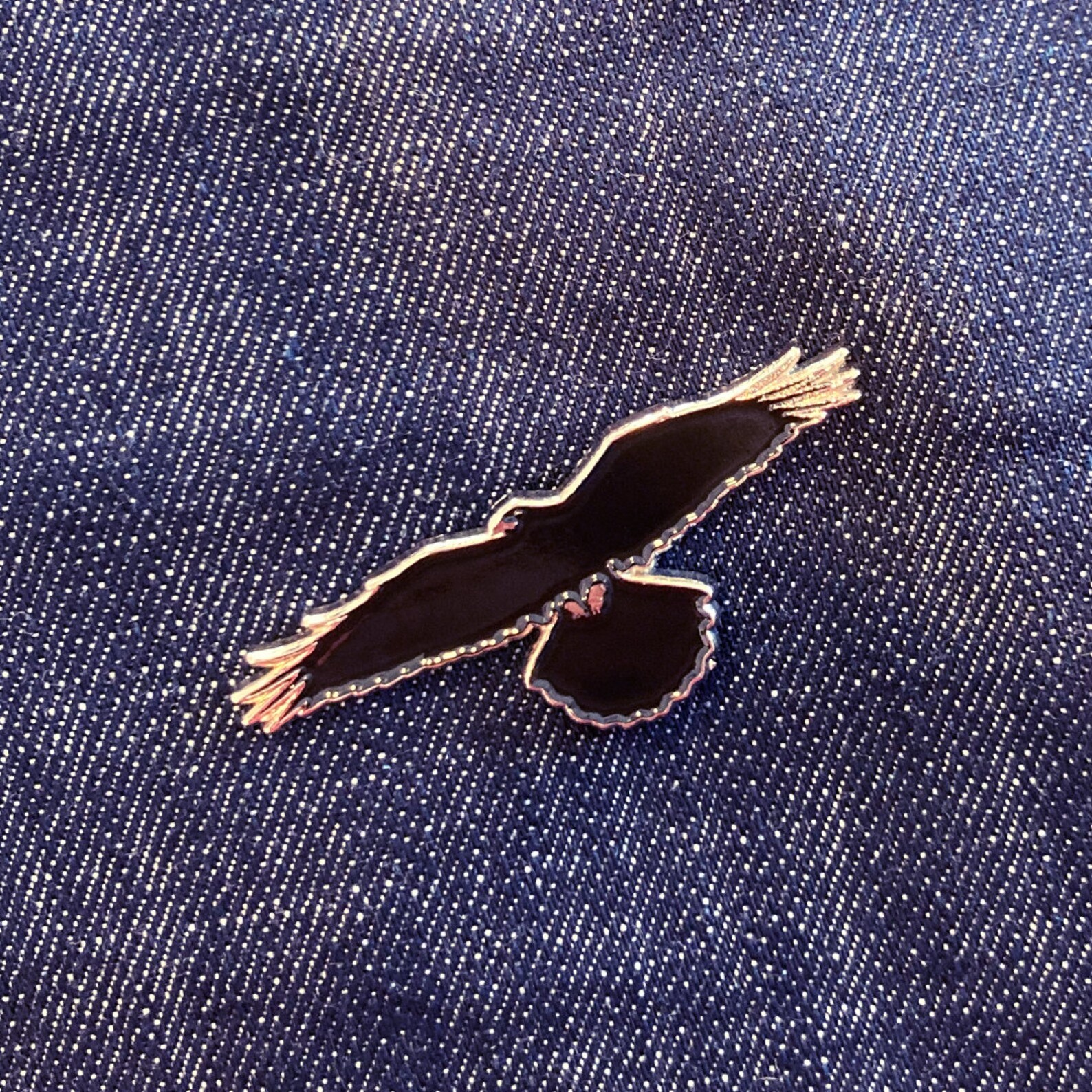 Crow Soft Enamel Pin - Etsy
