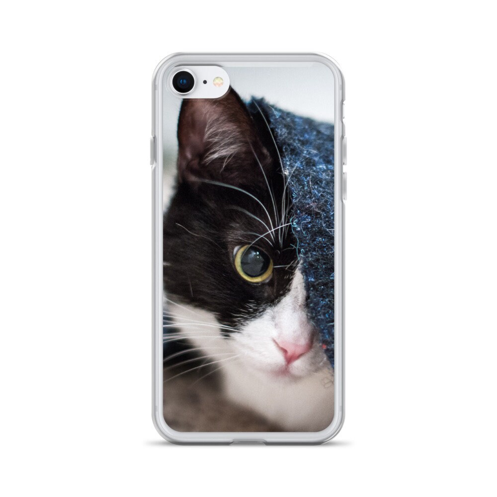 Adorable Hiding Tuxedo Cat iPhone Protective Phone Case 7/8 - Etsy Ireland