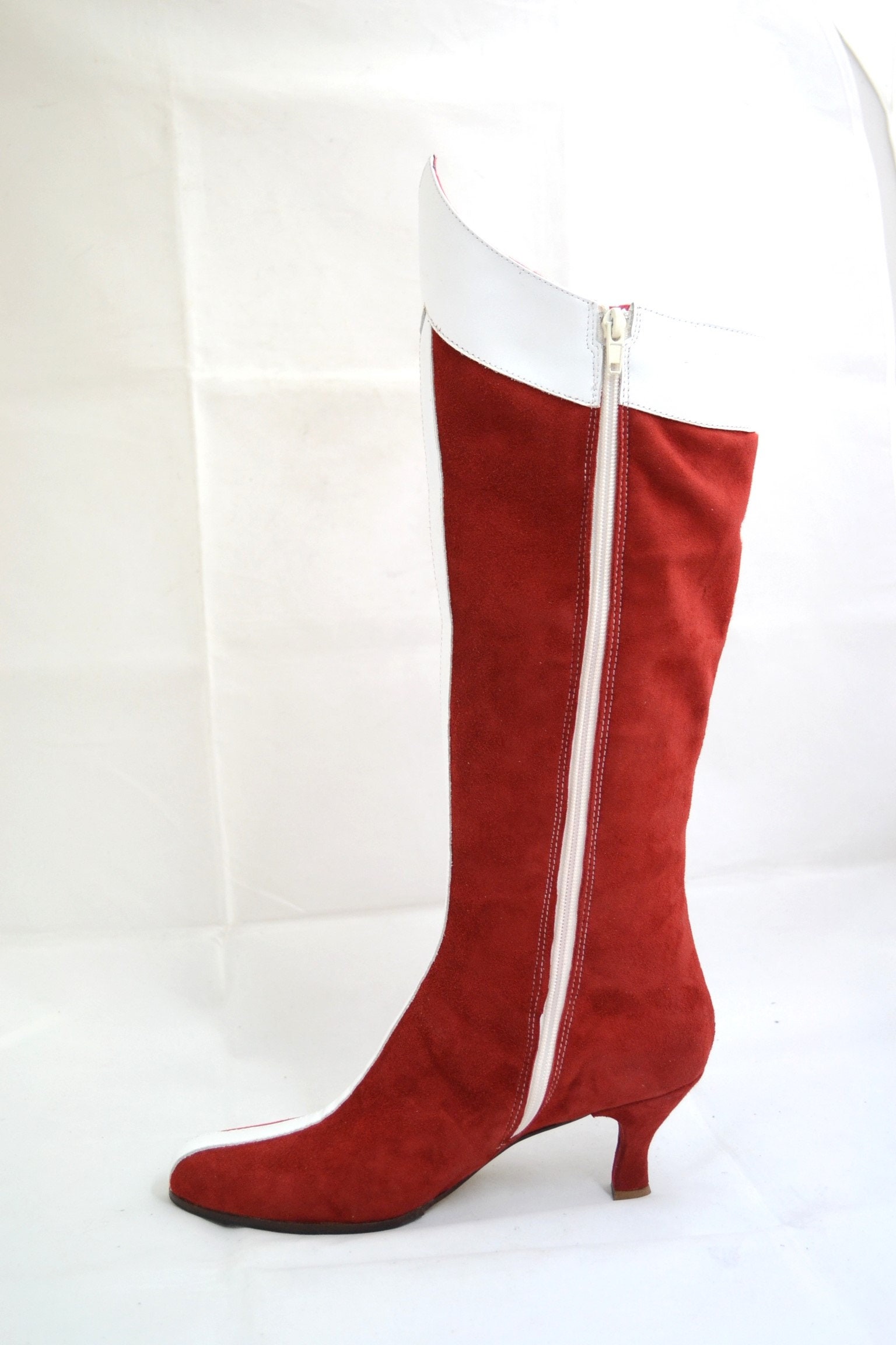 WONDER WOMAN BOOTS, Cosplay True Leather, Leather Lining, Made in Italy ...