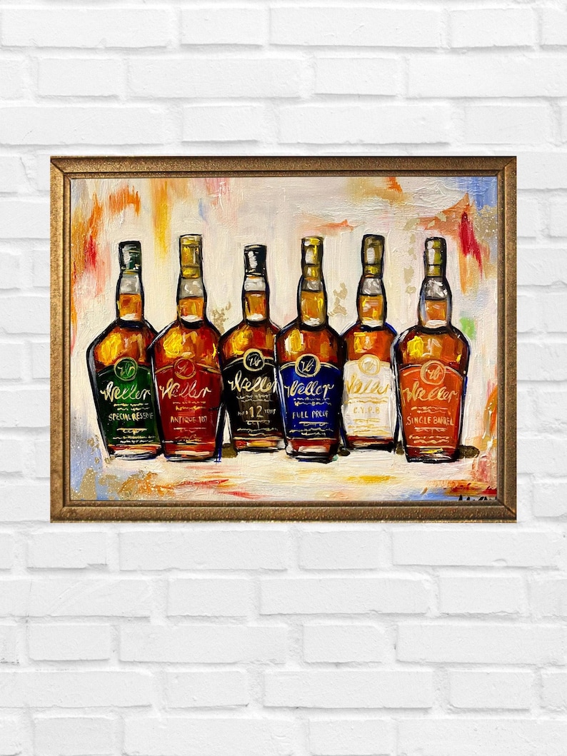 Weller Art Print | Bourbon | 8x10 Original Art | Wall Decor - Etsy