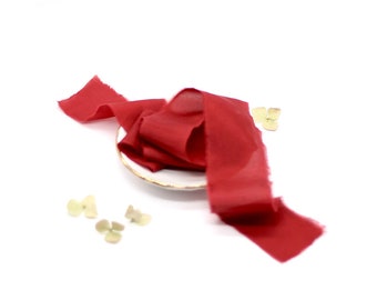 Brick Red Ribbon - Etsy
