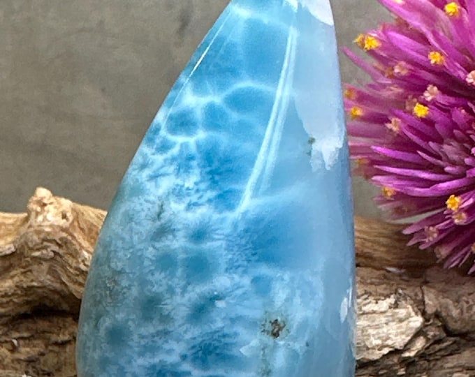 Beautiful AAA Hand Polished Larimar Freeform From Dominican Republic ...