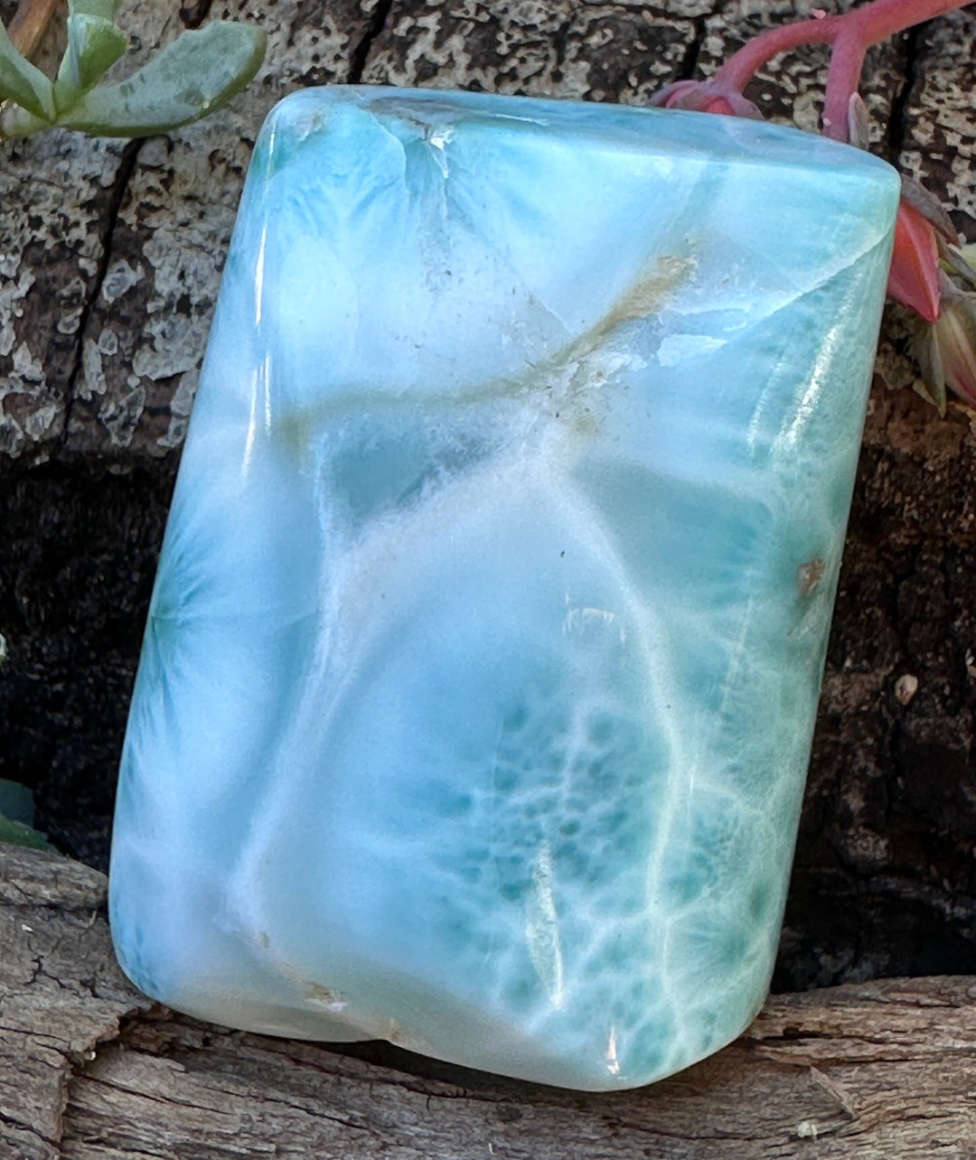 Beautiful Self Standing Exceptional Quality Natural Larimar Freeform ...