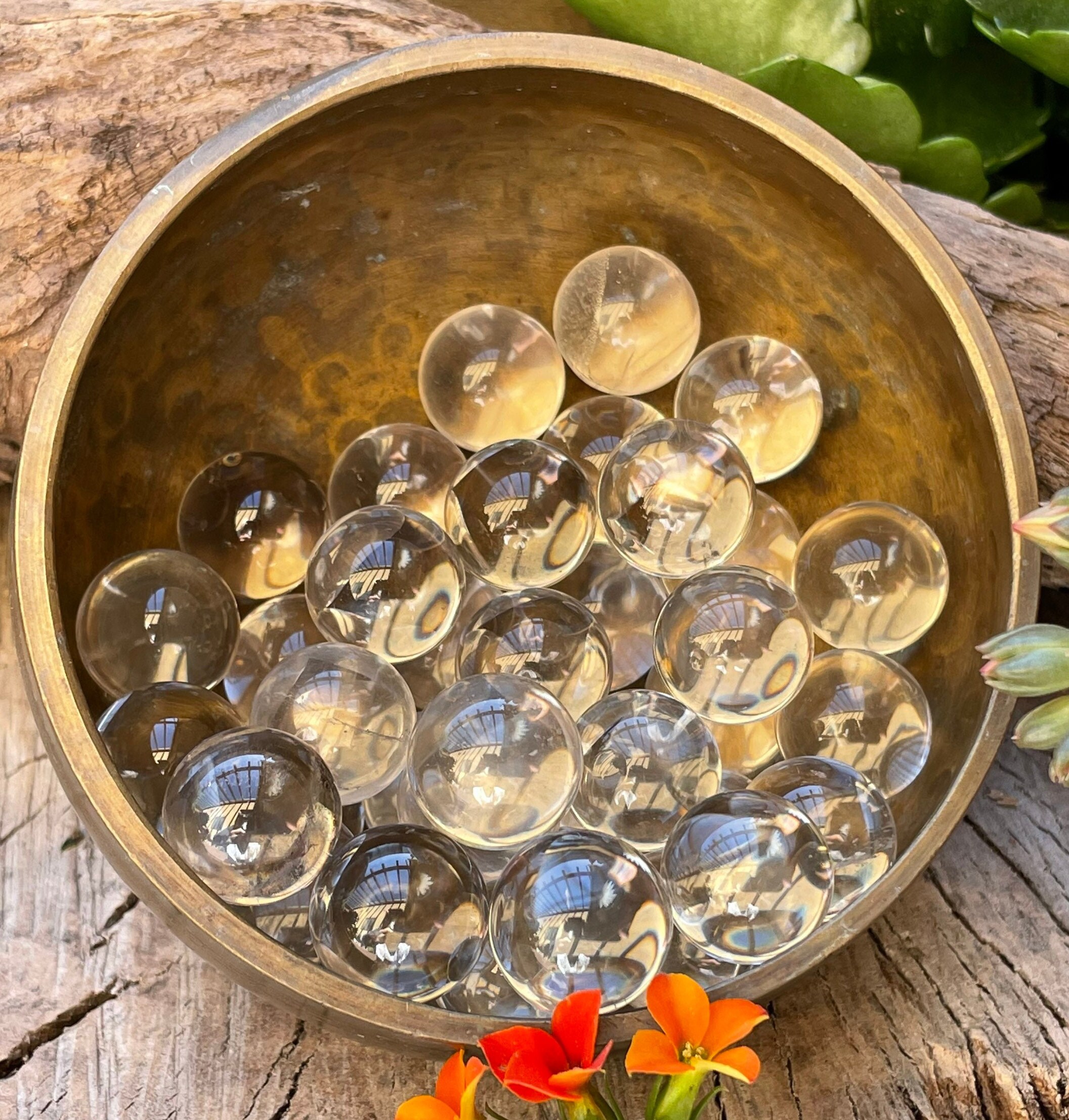 Beautiful Small Clear Quartz Min-sphere From Brazil. - Etsy